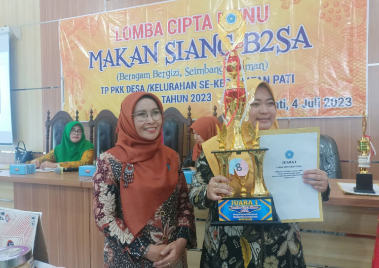 Tim Desa Ngarus Raih Juara 1 Tingkat Kecamatan Pati Dalam Lomba Cipta